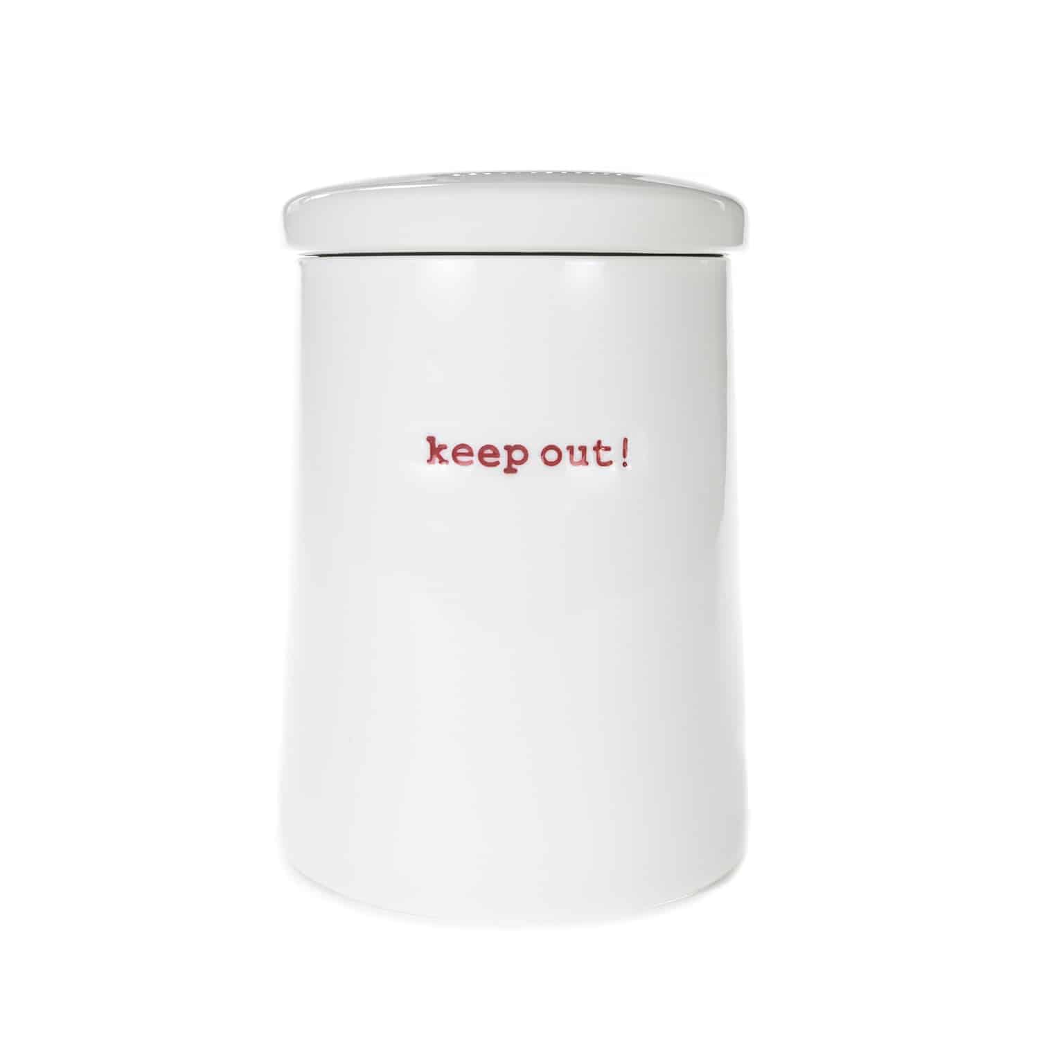 Keith Brymer Jones Keep Out Storage Jar - The Simple Interior Company
